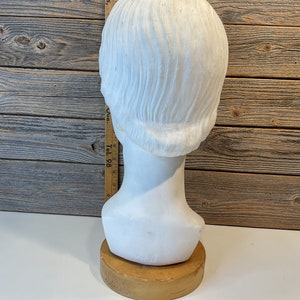 Vintage Plaster Woman’s Head 60’ - Etsy