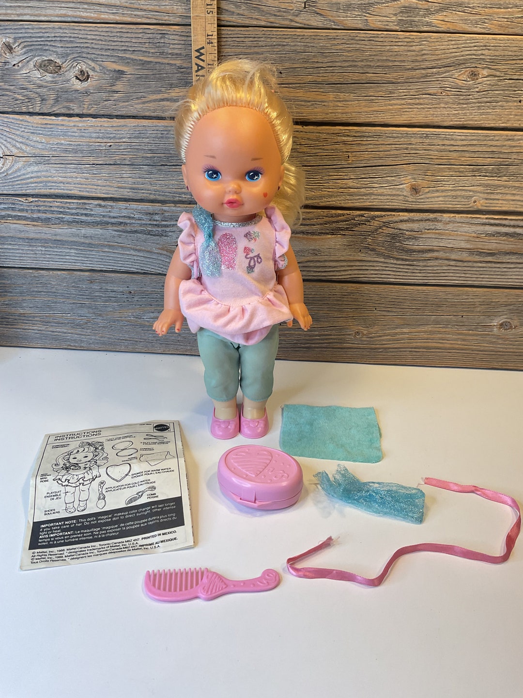 Vintage Mattel Miss Makeup Doll 1988 - Etsy