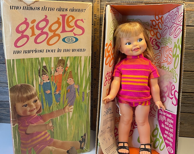 Vintage Ideal Giggles Doll 1967 - Etsy