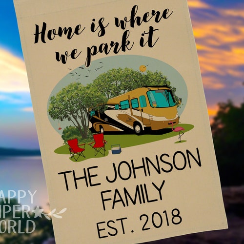 Personalized RV Class C Sign Camping Home is Where You - Etsy