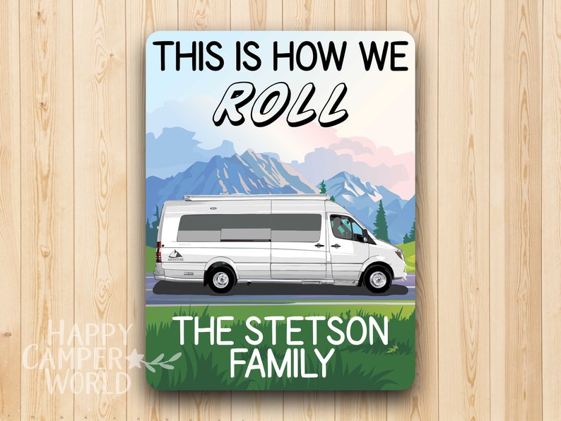 Personalized Aluminum Wall Sign This is How We Roll Class B - Etsy