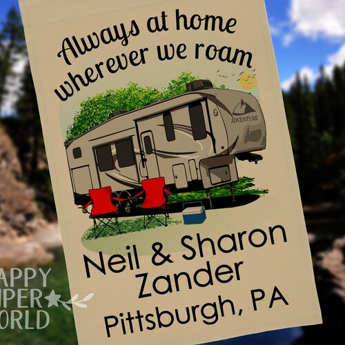 Vintage Red Retro Camper Sign Retro Red RV Sign RV Decor | Etsy