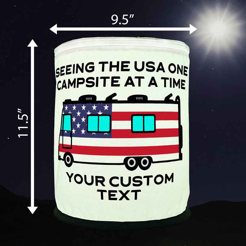 Personalized Color Changing Lantern Seeing the USA One - Etsy