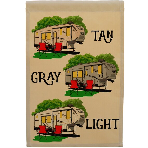 Happy Campers Personalized 5th Wheel Camp Flag Large Fifth | Etsy