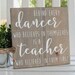 Dance wood sign I Dance teacher gift I Dance sign I Dance I | Etsy