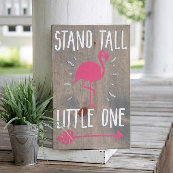 Stand Tall Flamingo Sign - Etsy
