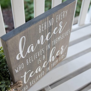 Dance Wood Sign I Dance Teacher Gift I Dance Sign I Dance I Dance ...