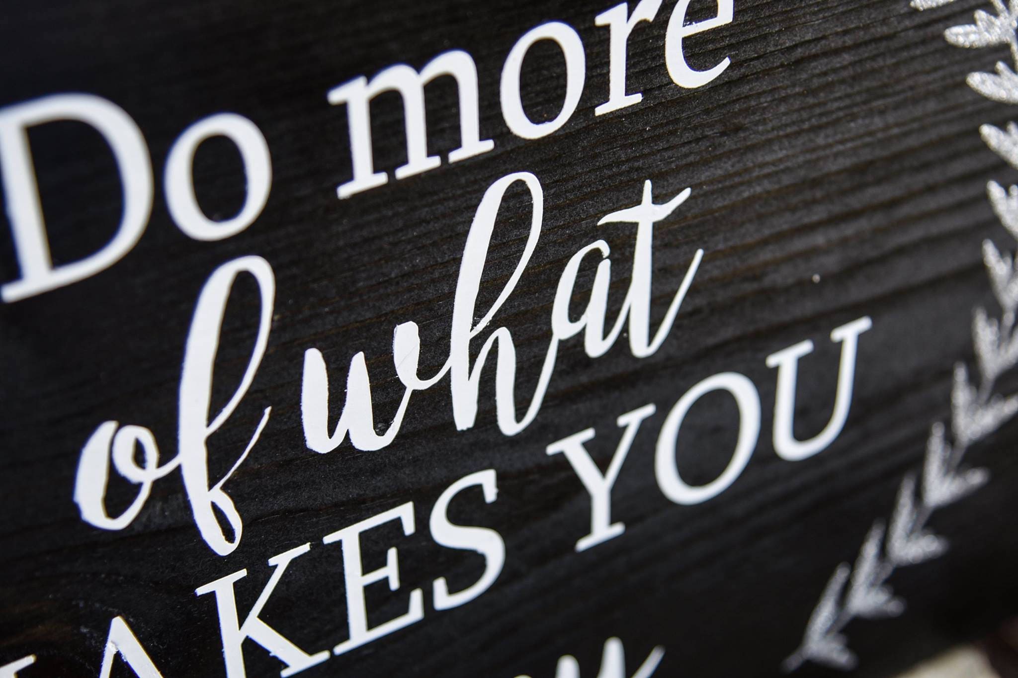 Do More of What Makes You Happy I Wood Sign I Home Decor I | Etsy