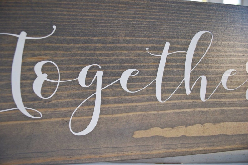 Together Forever Wood Sign I Wedding I Wedding Sign I Wood - Etsy