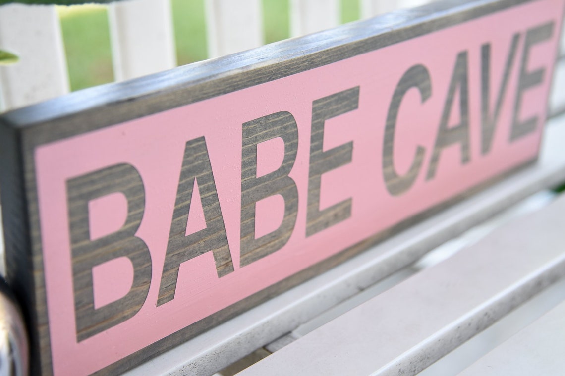 Babe Cave Wood Sign I Babe Cave I Girls Room Sign I Playroom | Etsy