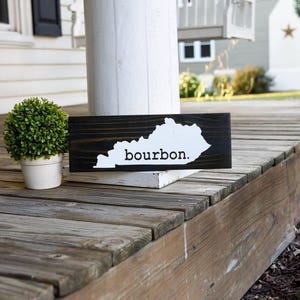Kentucky Bourbon Wood Sign I Kentucky I Kentucky Sign I Kentucky Decor ...