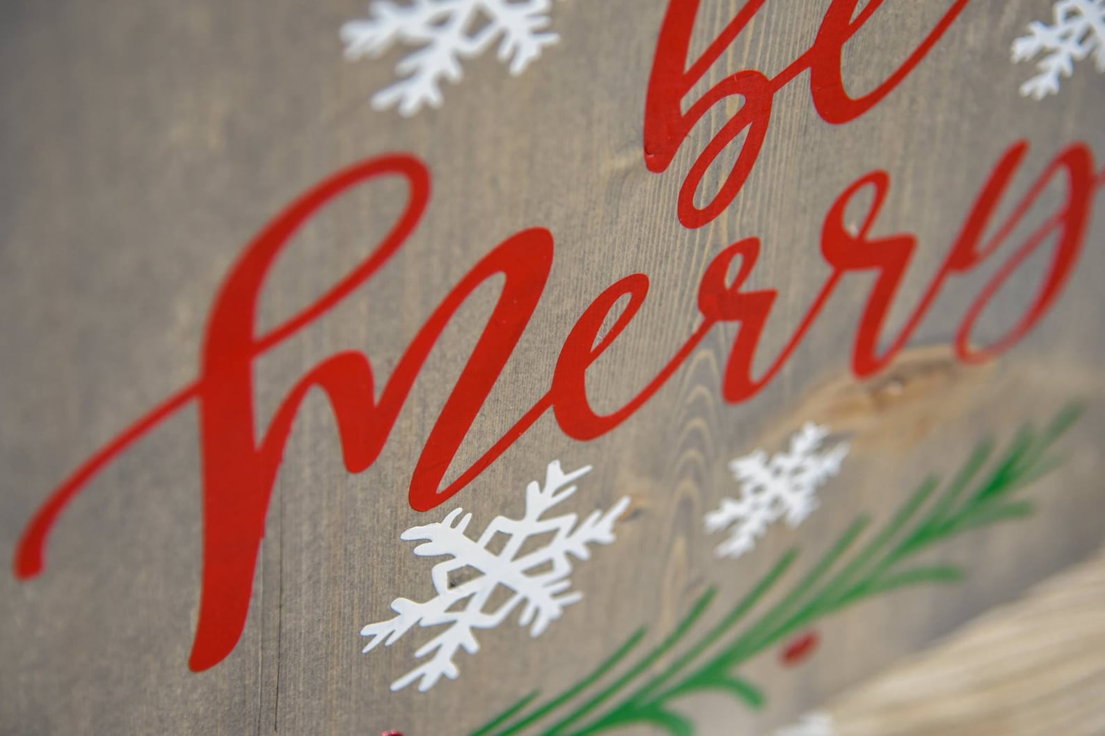 Be Merry Wood Sign I Be Merry I Christmas I Christmas Sign I - Etsy