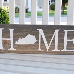 Kentucky Home Wood Sign I Home Decor I Kentucky I Kentucky Decor I Home ...