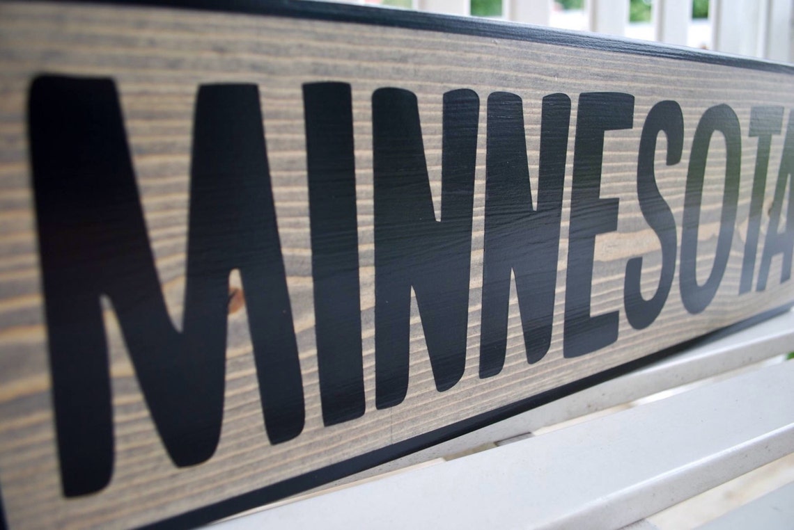 Minnesota Wood Sign I Minnesota Sign I Minnesota I Minnesota - Etsy