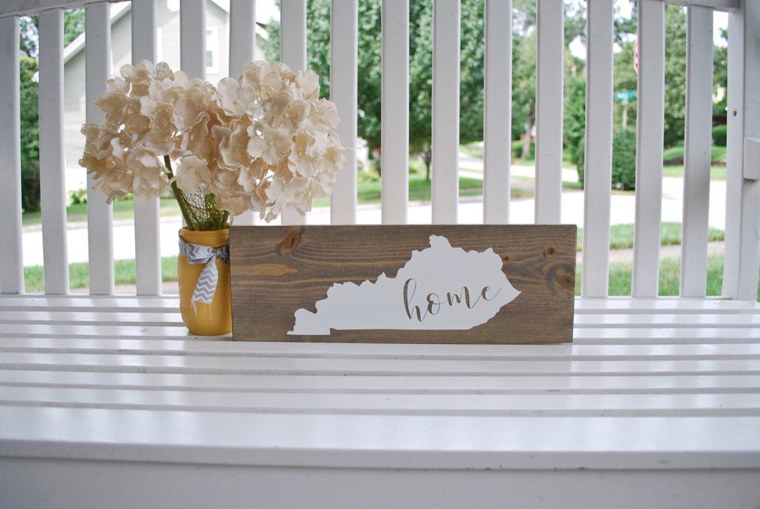 Home Sweet Home Wood Sign I Kentucky Sign I Kentucky I Kentucky Home I ...