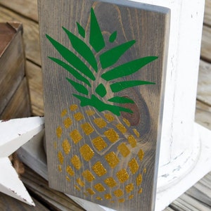 Pineapple Wood Sign I Pineapple I Pineapple Decor I Pineapple Sign I ...