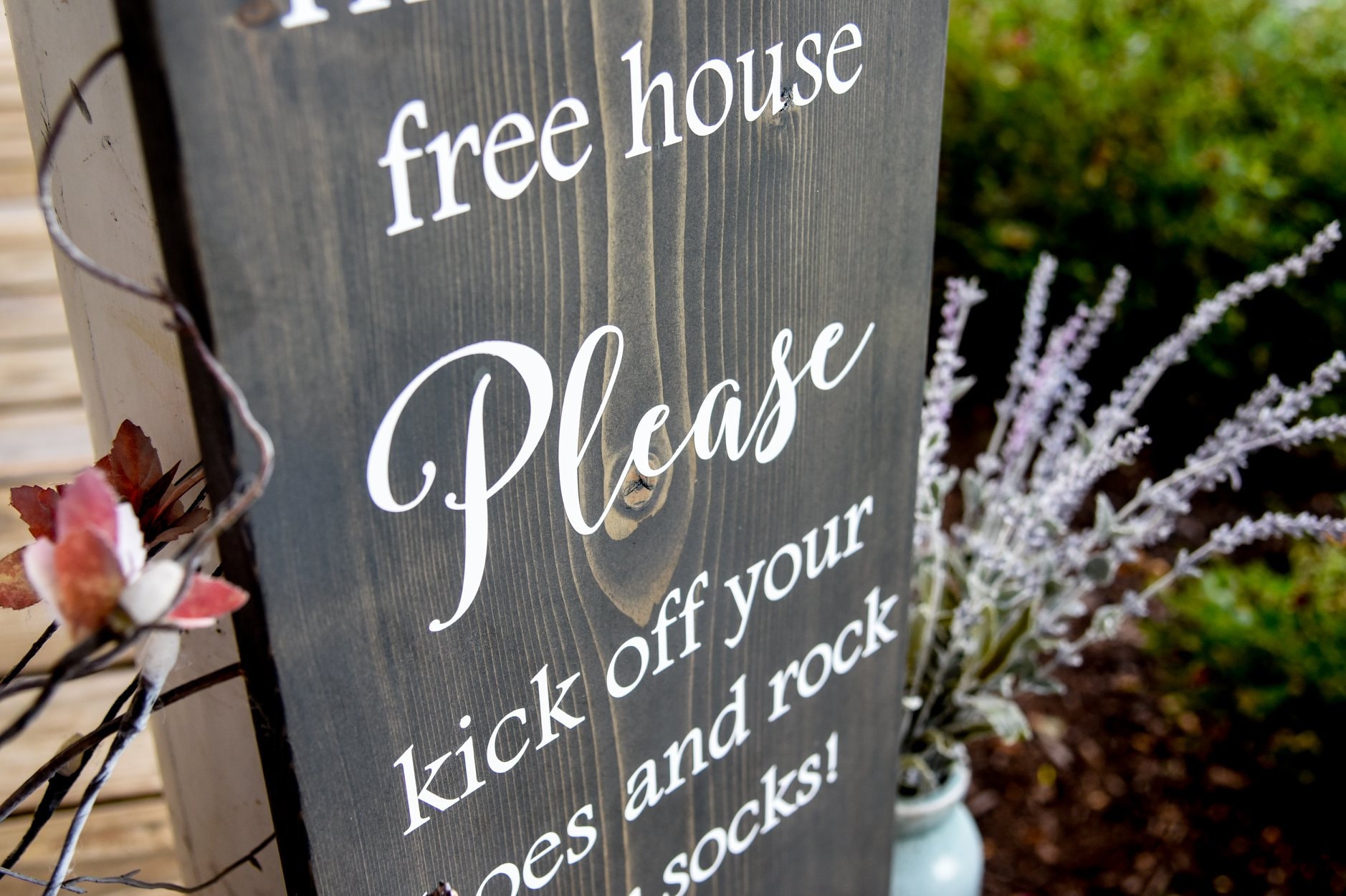 Rock Your Socks Wood Sign I No Shoes Sign I No Shoes I Porch Sign I ...