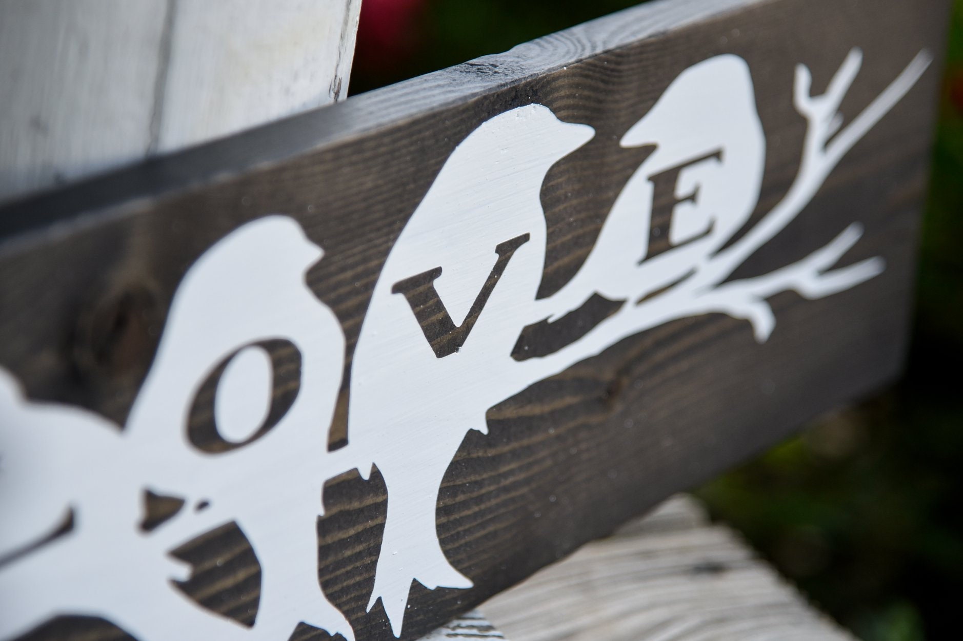 Love Birds Wood Sign I Bird Sign I Birds I Bird Decor I Home and Living ...