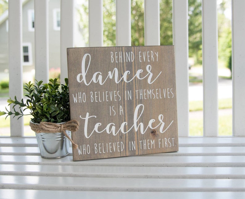 Dance Wood Sign I Dance Teacher Gift I Dance Sign I Dance I Dance ...