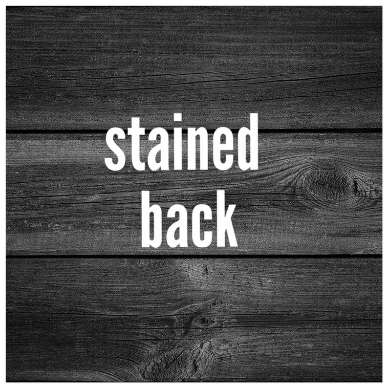 Have the Back of Your Sign Stained. - Etsy