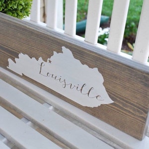 Kentucky Wood Sign I Kentucky Decor I Kentucky Sign I Louisville I ...