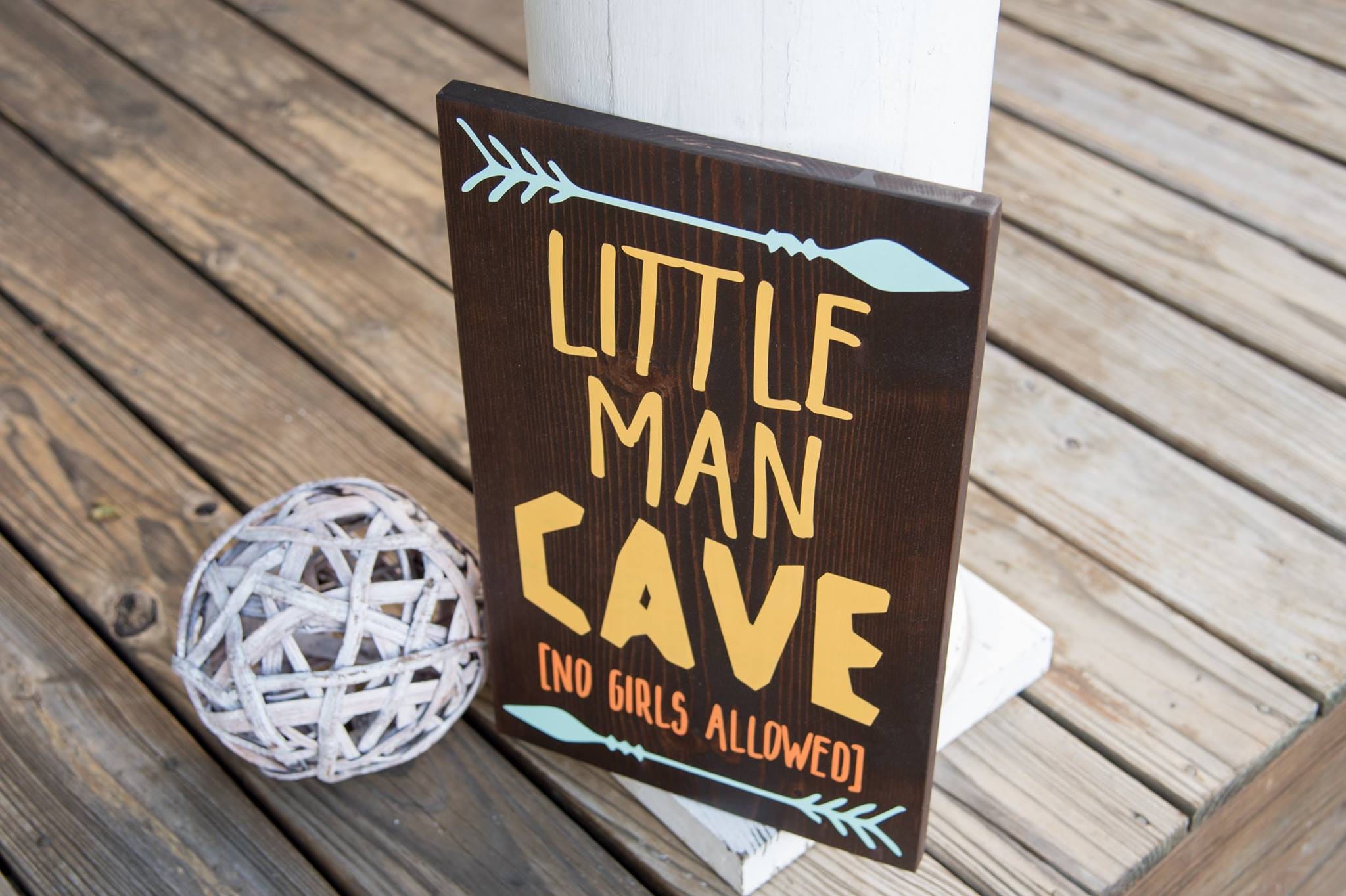 Little man cave wood sign I Boys room sign I Boys room | Etsy