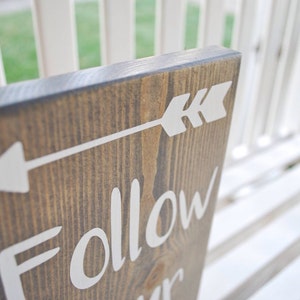 Follow Your Arrow Wood Sign I Arrow Sign I Arrows I Arrow Decor I Home ...
