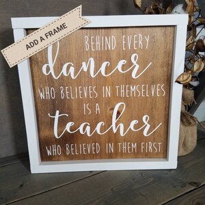 Dance Wood Sign I Dance Teacher Gift I Dance Sign I Dance I Dance ...