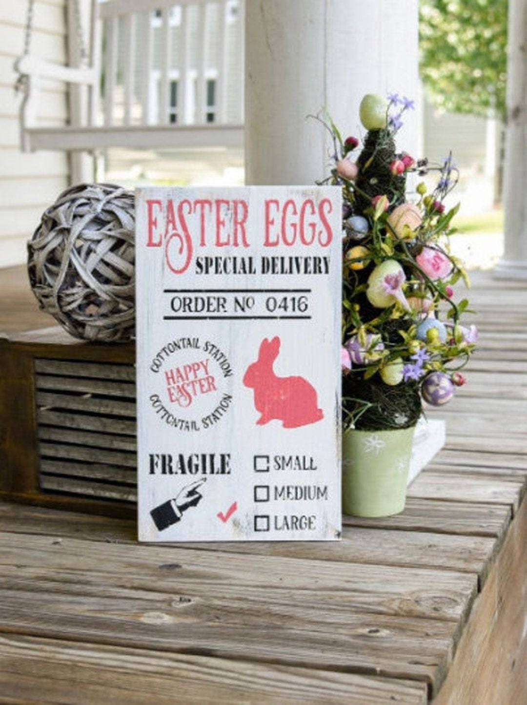 Easter Wood Sign I Easter Sign I Easter Decor I Easter I Spring I ...