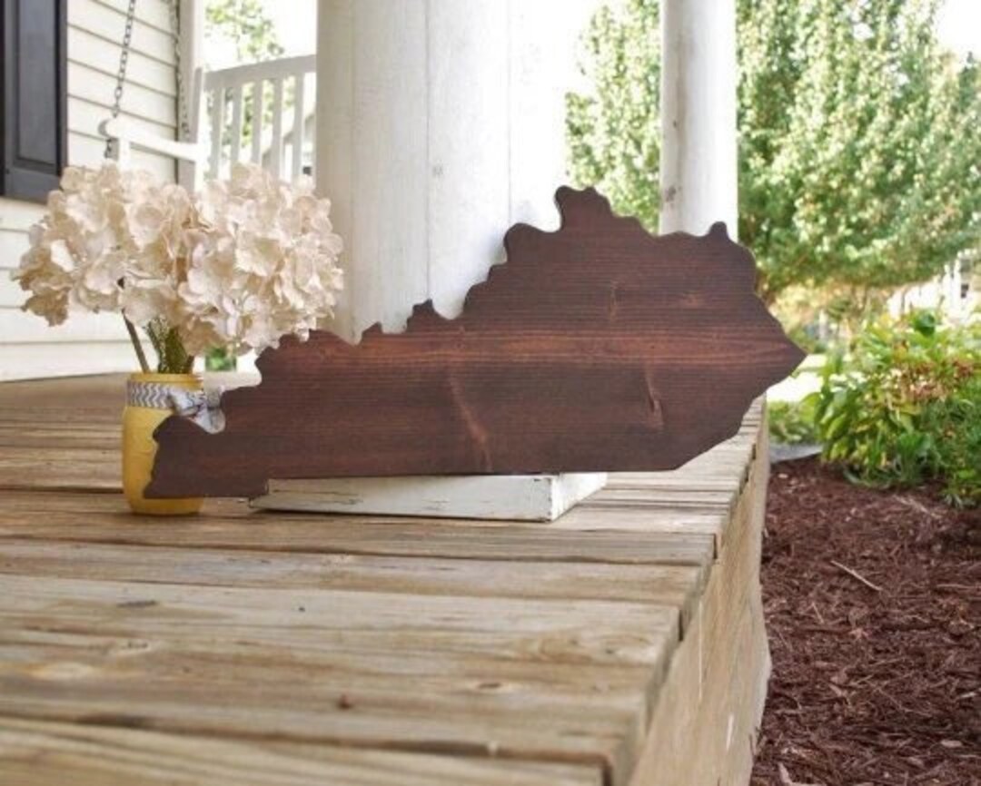 Kentucky Cut Out I Kentucky Decor I Kentucky I Kentucky Wedding I State ...