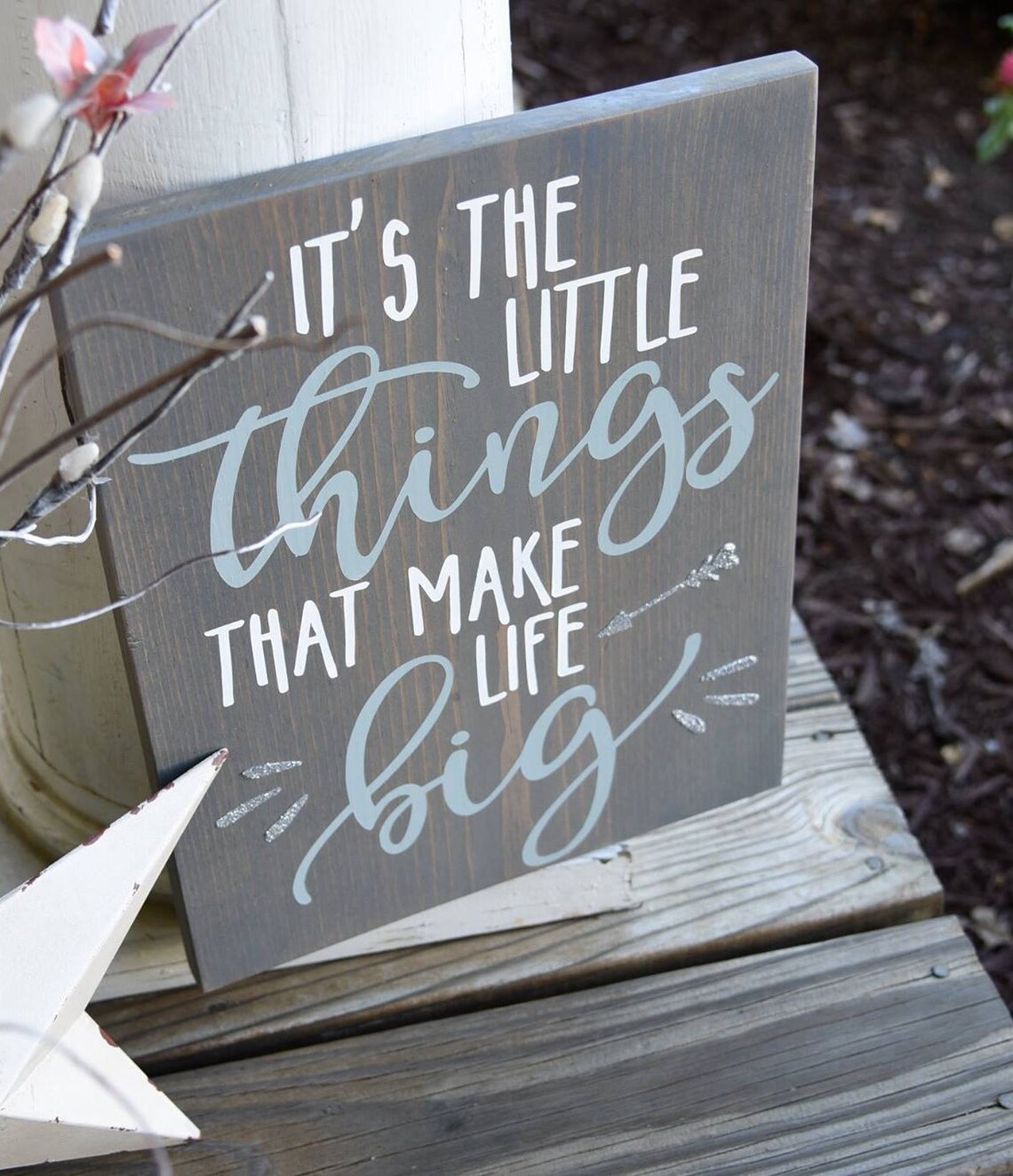 It's the Little Things That Make Life Big Wood Sign I Its - Etsy
