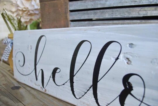 Hello Wood Sign I Hello I Front Porch I Hello Sign I Welcome - Etsy