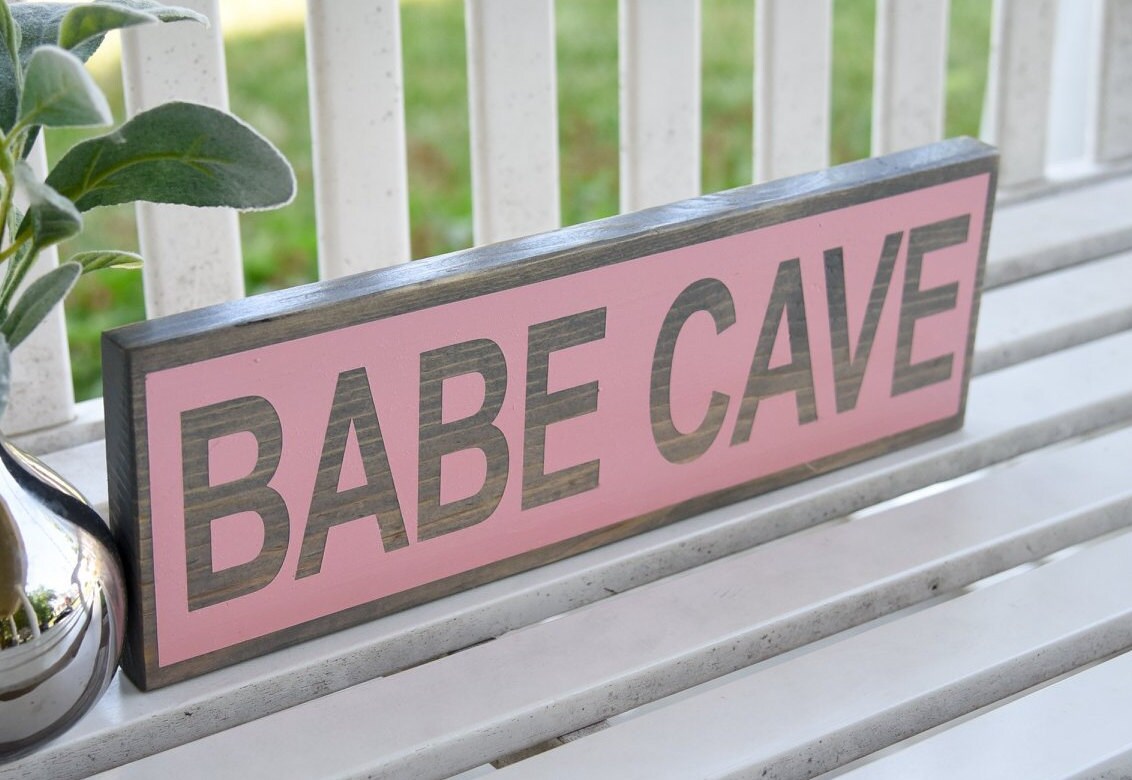 Babe Cave Wood Sign I Babe Cave I Girls Room Sign I Playroom - Etsy