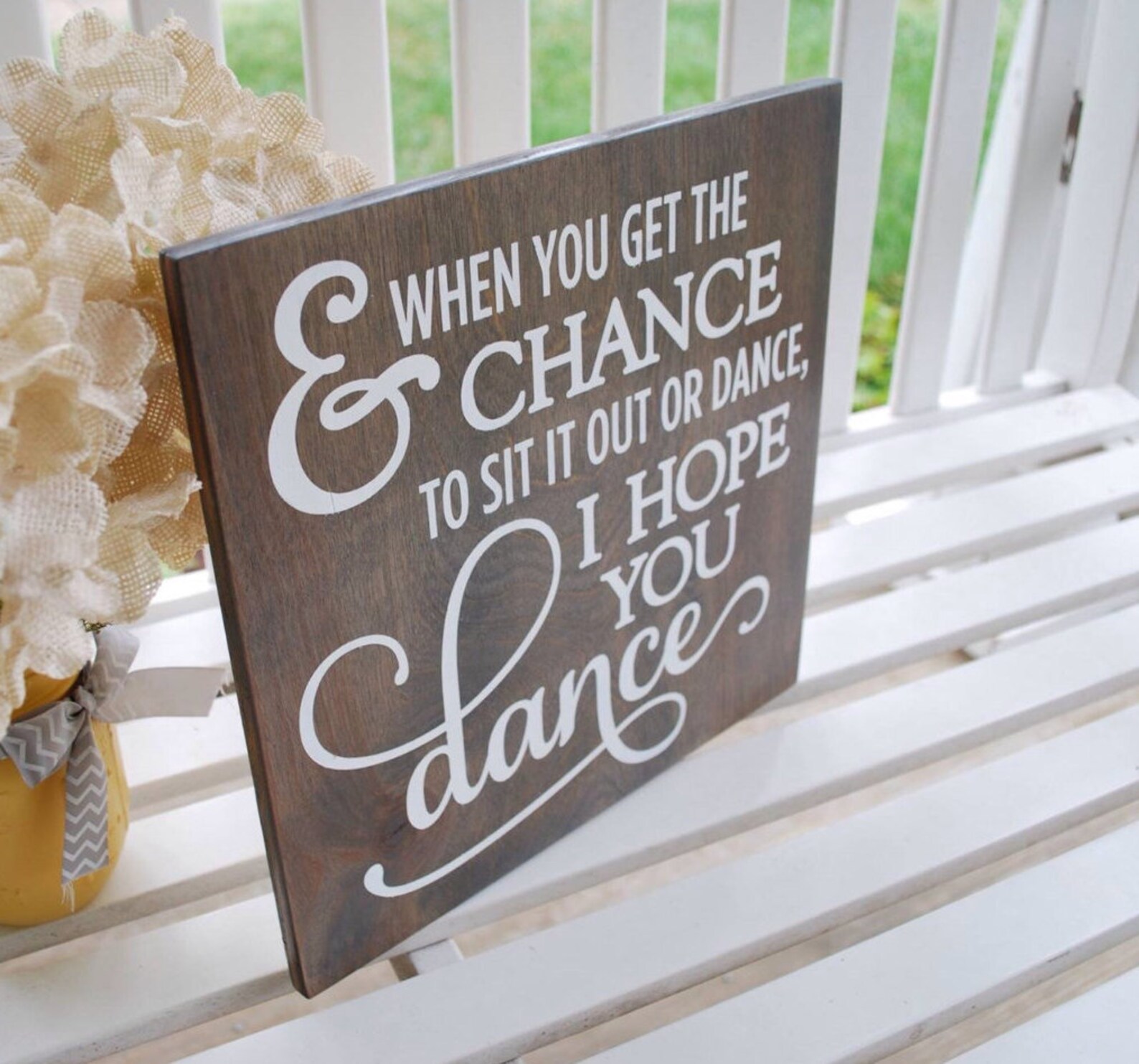 Dance Wood Sign I Wedding Signs I Dance I Dance Teacher Gift I - Etsy