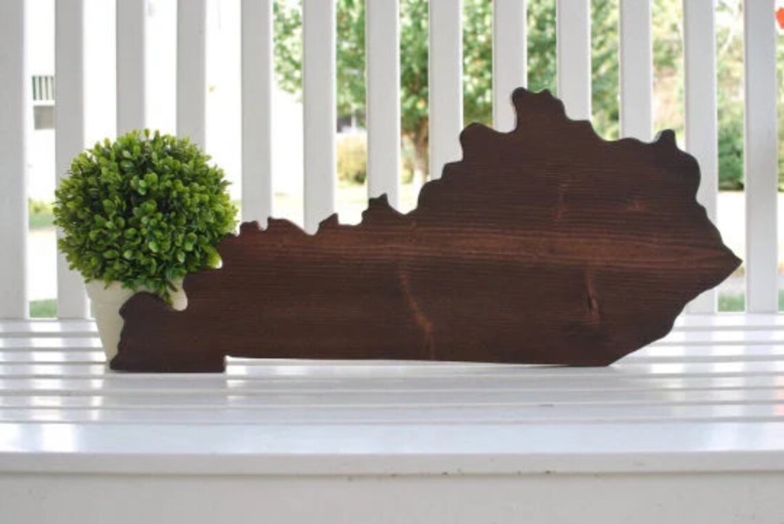 Kentucky Cut Out I Kentucky Decor I Kentucky I Kentucky Wedding I State ...