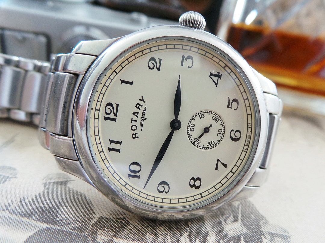 Rotary Dolphin Standard Quartz Gents Bracelet Watch-rare Piece. - Etsy