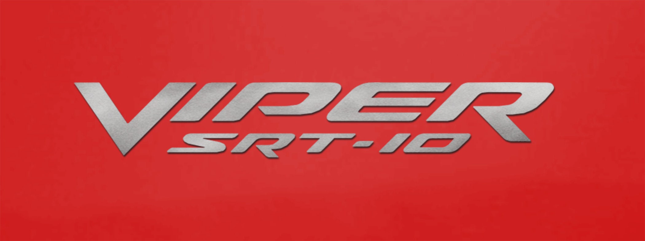 Viper SRT-10 Logo Garage Sign 6 Feet Long Brushed Silver - Etsy