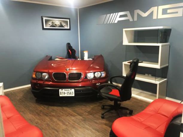 AMG Garage Sign 6 Feet Long Brushed Silver - Etsy