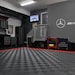 Mercedes Benz Star & AMG Combo Garage Sign 6 Feet Long Brushed Silver ...