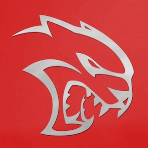 HELLCAT Logo 30"x30" Huge Brushed Silver Garage Sign - Etsy
