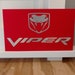 Viper SRT-10 Text and Fangs Logo Combo Garage Sign 6 Feet Long - Etsy