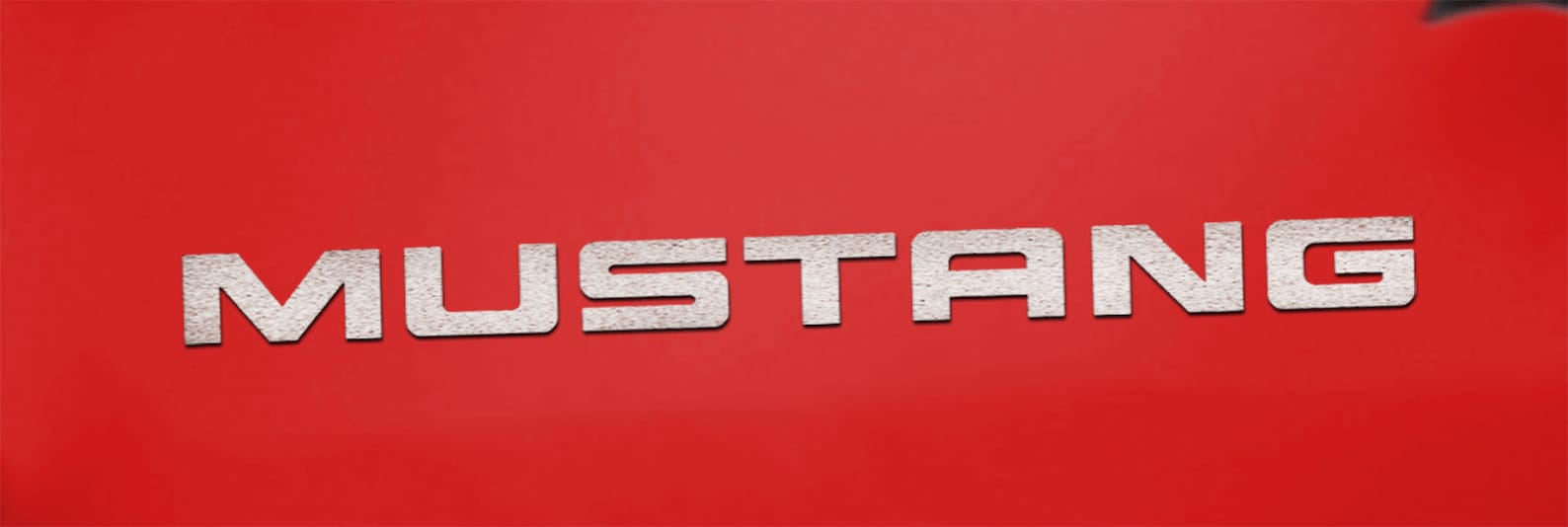 Mustang Garage Sign 9 Feet Long Brushed Silver - Etsy