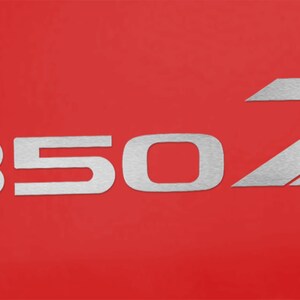 350 Z Logo Garage Sign 5 1/2 Feet Long Brushed Silver - Etsy