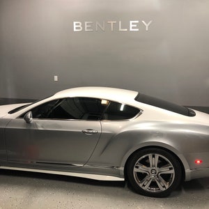 Bentley Brushed Silver Garage Sign - Etsy