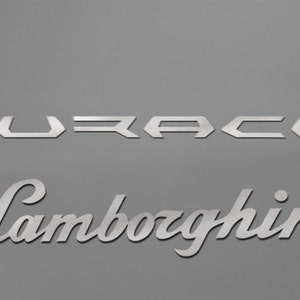 Lamborghini Huracan Combo Sign 8 Feet Long Brushed Silver - Etsy