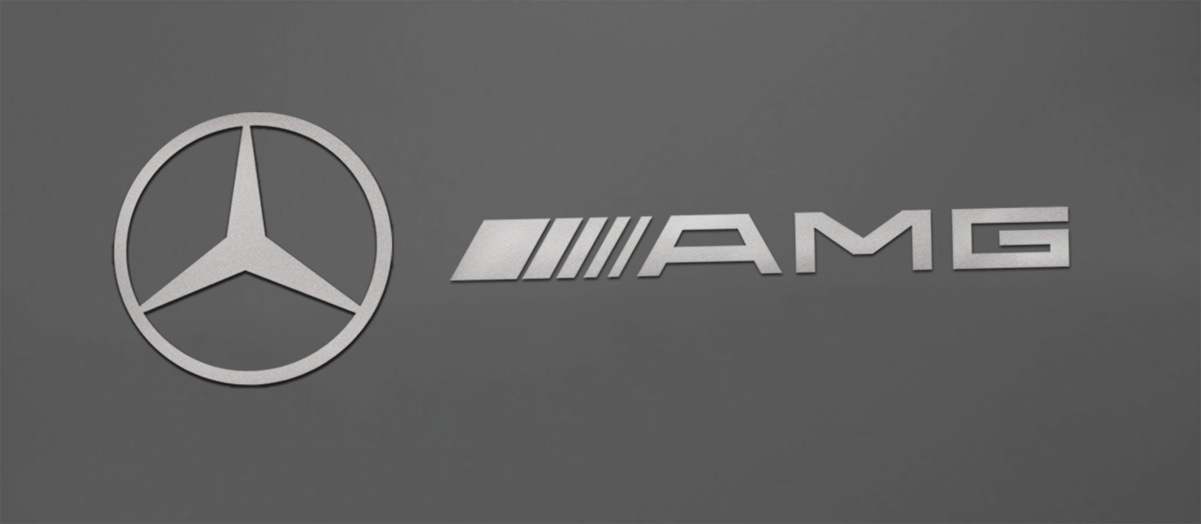 Mercedes Benz Star & AMG Combo Garage Sign 6 Feet Long Brushed - Etsy