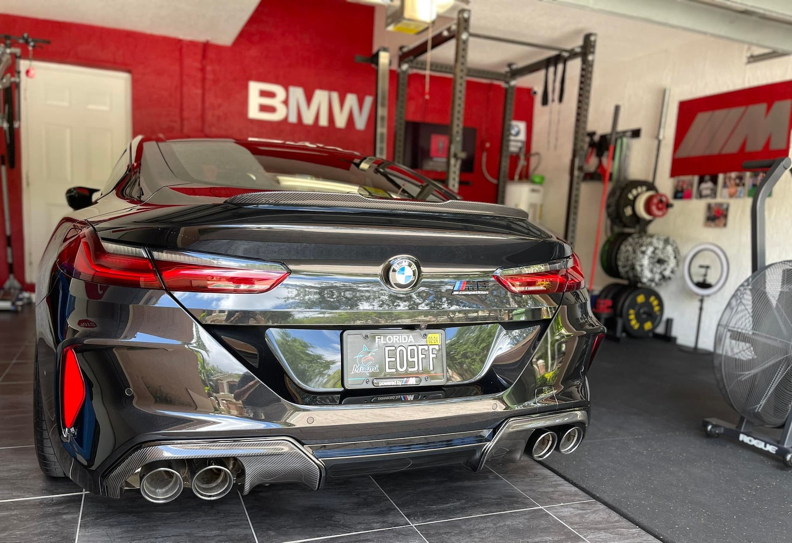BMW Garage Sign 4 1/2 Feet Long Brushed Silver - Etsy