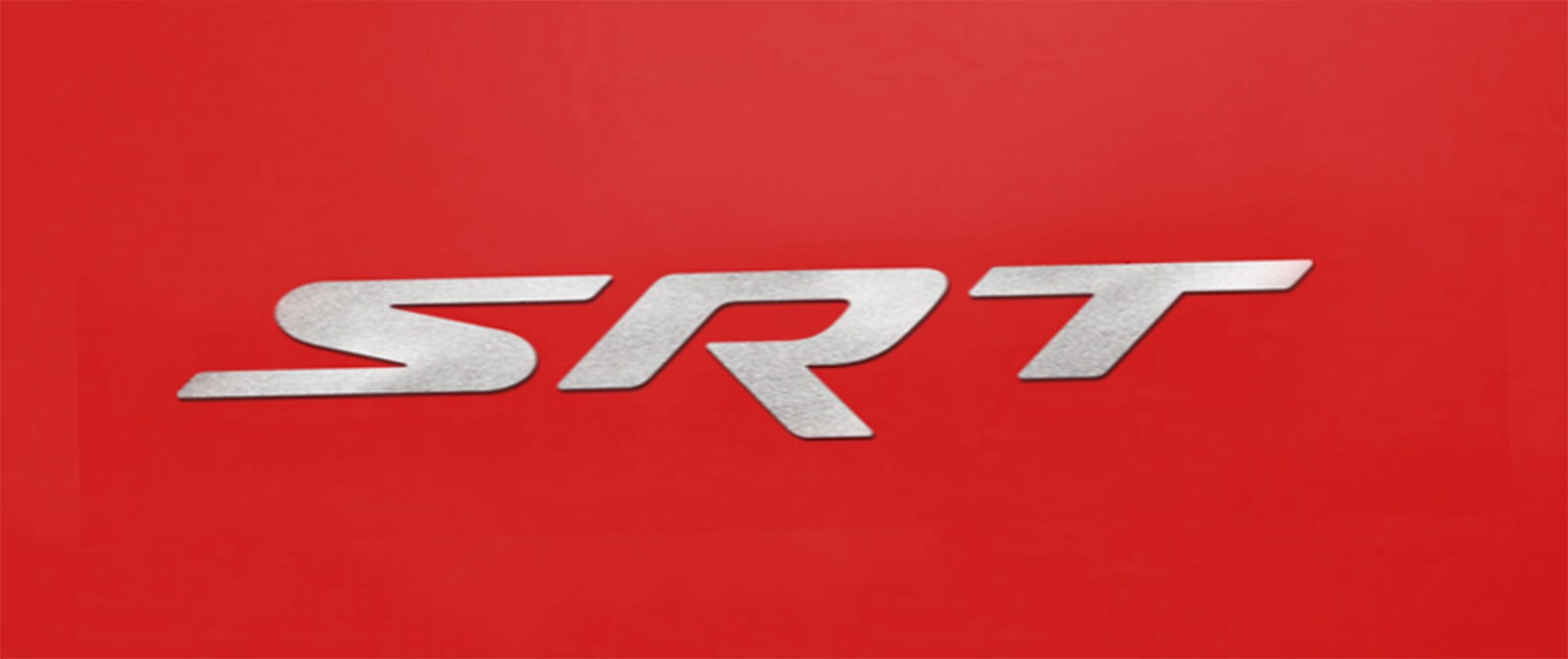 SRT Logo Combo Huge Brushed Silver Garage Sign - Etsy