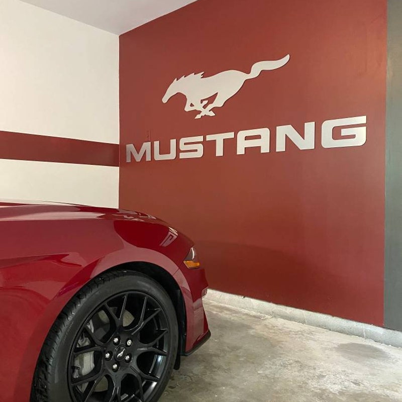 Mustang Garage Sign - Etsy