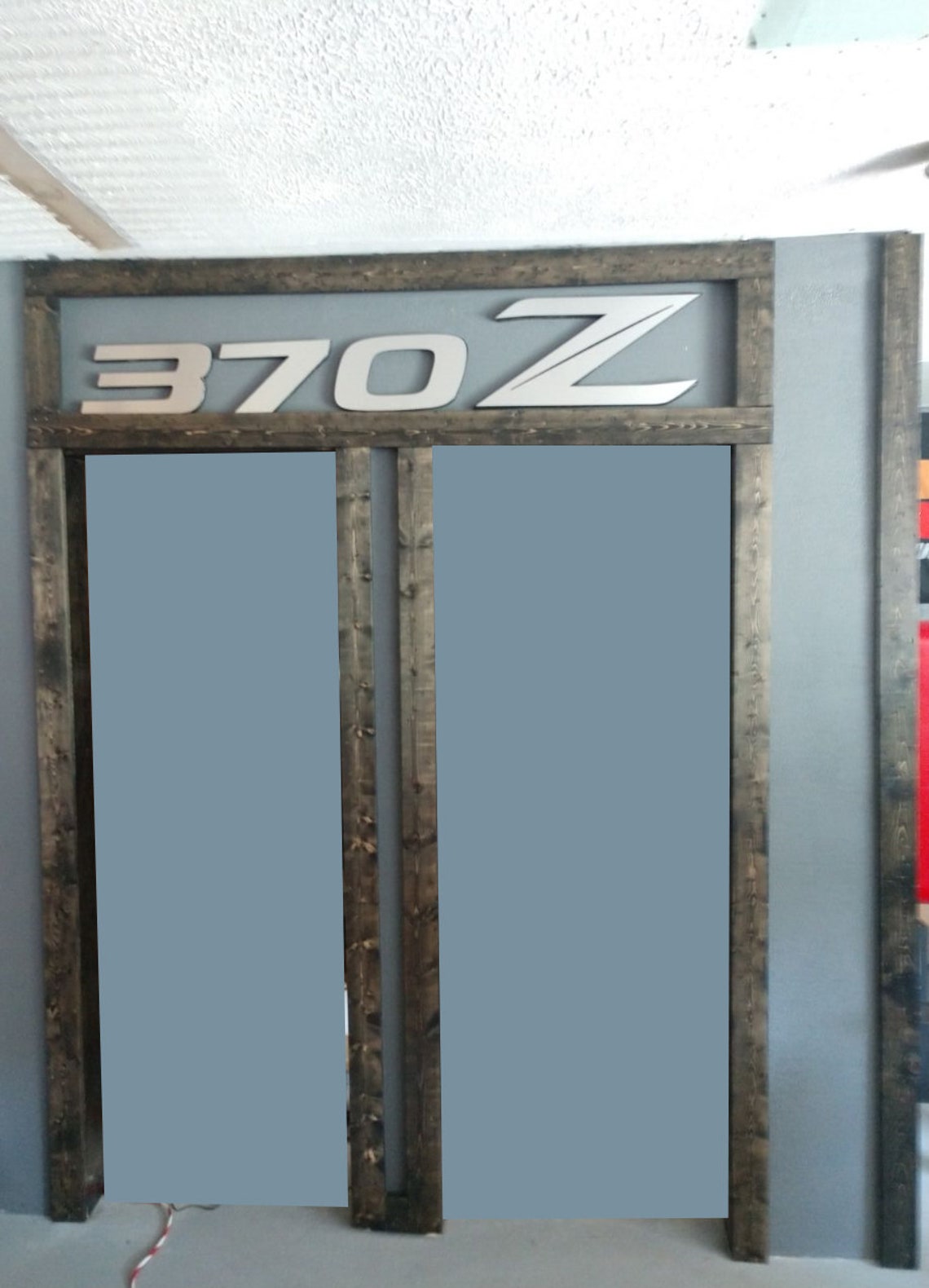 370 Z Logo Garage Sign 5 1/2 Feet Long Brushed Silver - Etsy